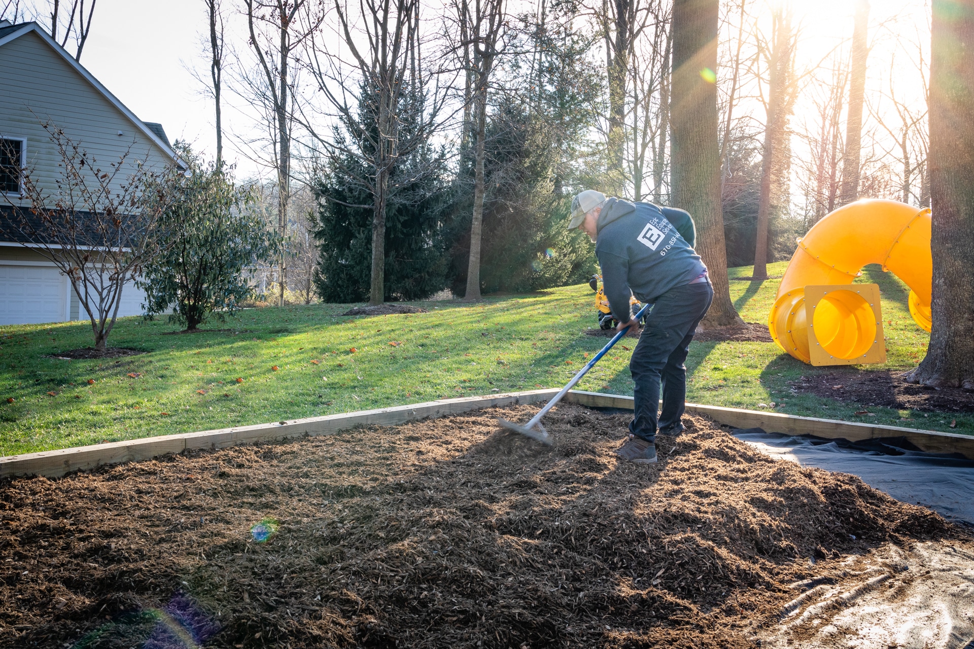 Swingset Bases and Playset Foundations | Site Prep