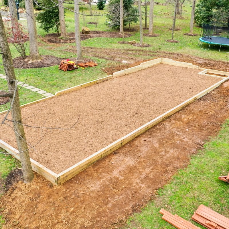 Swingset Bases and Playset Foundations | Site Prep